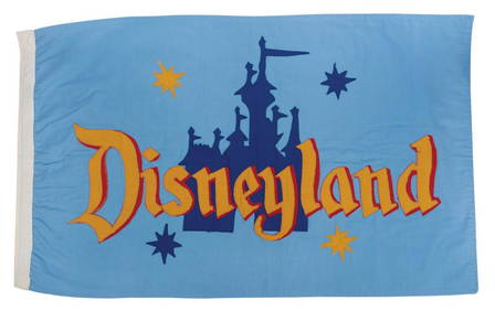 An Official Mickey Mouse Disneyland Flag.