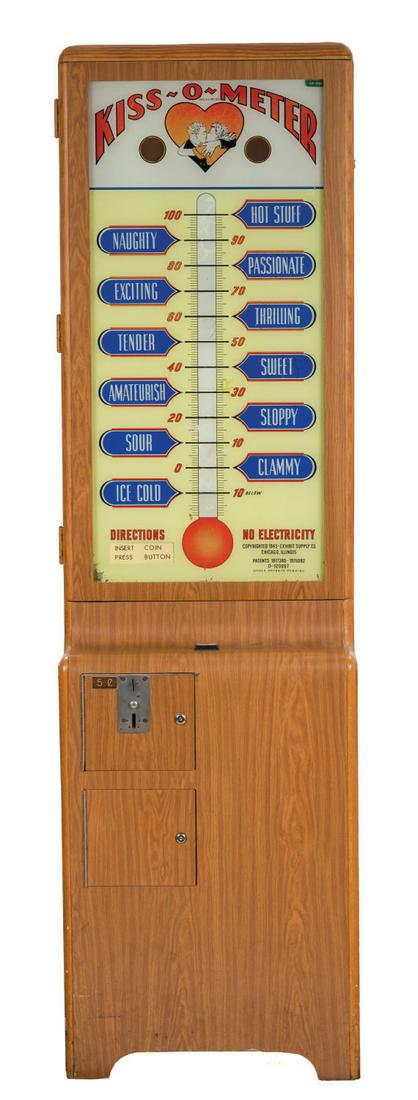 Kiss-o-meter Arcade Machine Auction
