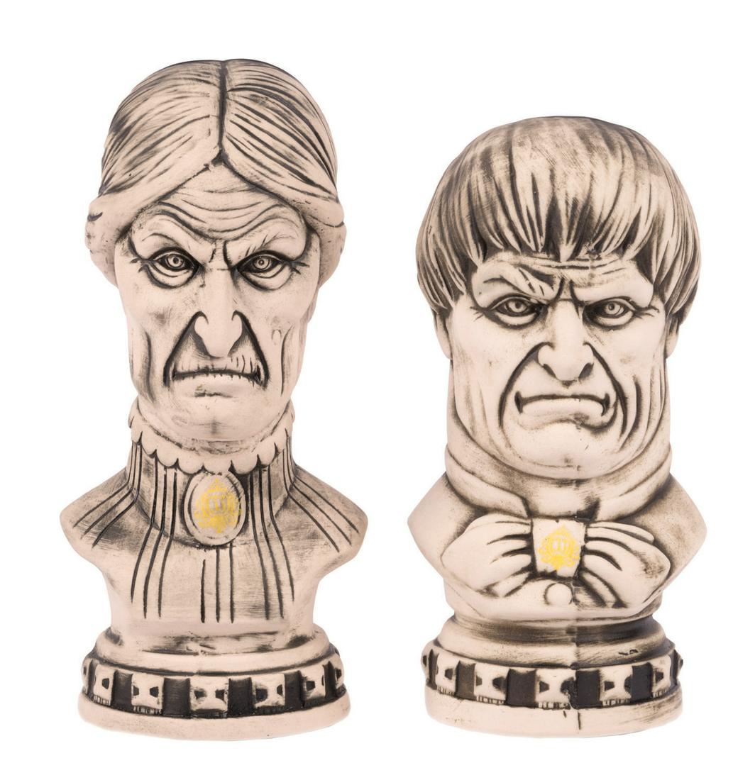 Pair Of Club 33 Haunted Mansion Tiki Mugs. Auction