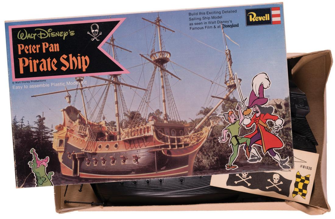 Walt Disney's Peter Pan Pirate Ship Model.
