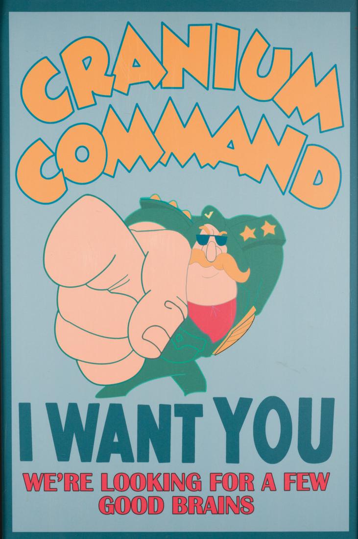 An Original Cranium Command Poster. Auction