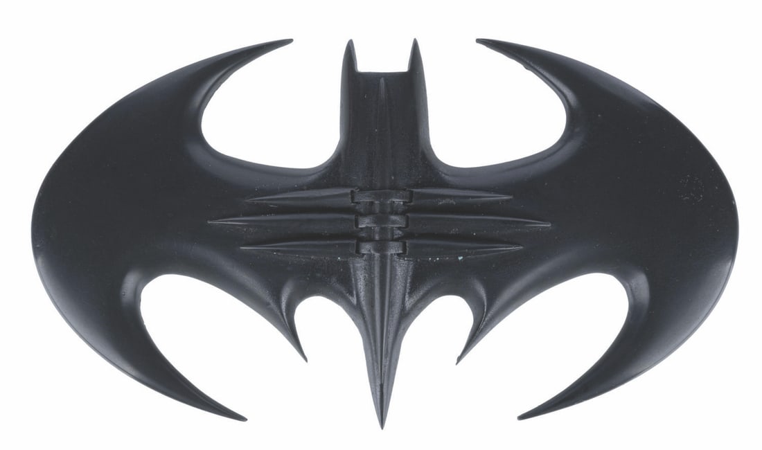 A Batman Forever Bat Emblem Prop. Auction