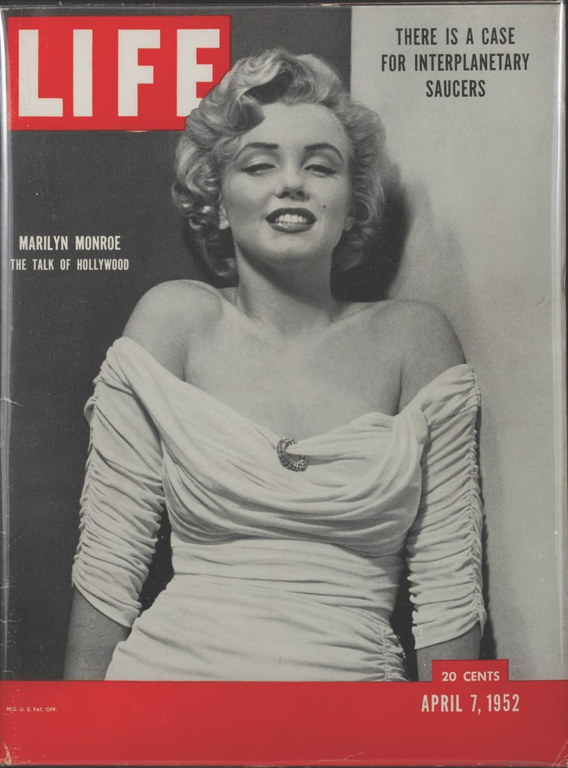Marilyn Monroe's First Life Magazine Cover.