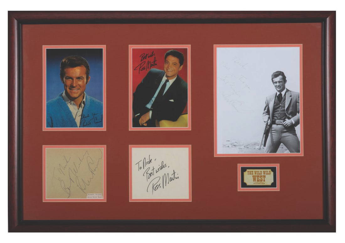 A Collection Of The Wild Wild West Signatures. Auction
