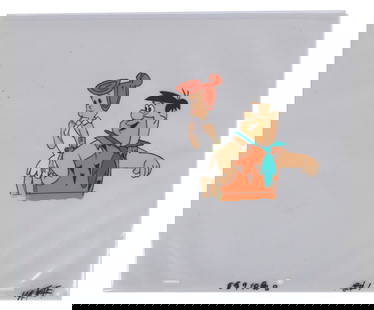 Fred Flintstone Character Display Auction