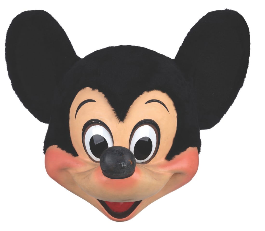 A Mickey Mouse Walk-around Character Costume Head. Auction