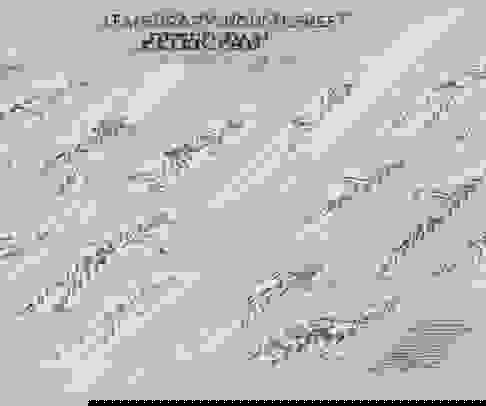 An Original Peter Pan Photostat Model Sheet. Auction