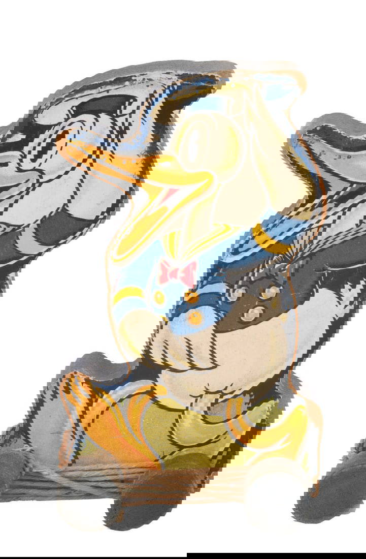 A Fisher-price Dapper Donald Duck Pull Toy. Auction