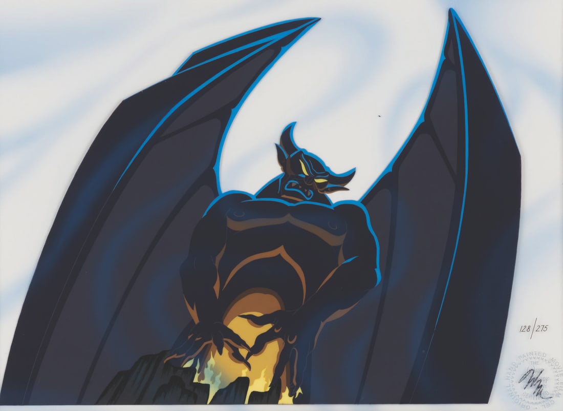 A Hand-painted Limited Edition Chernabog Cel. Auction