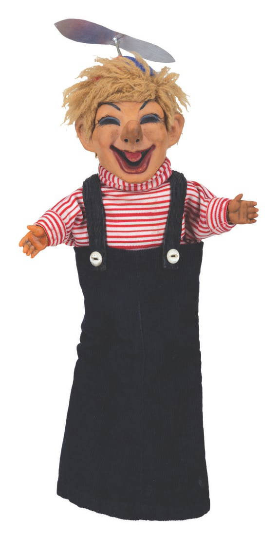 A Beany Puppet From “time For Beany. Auction