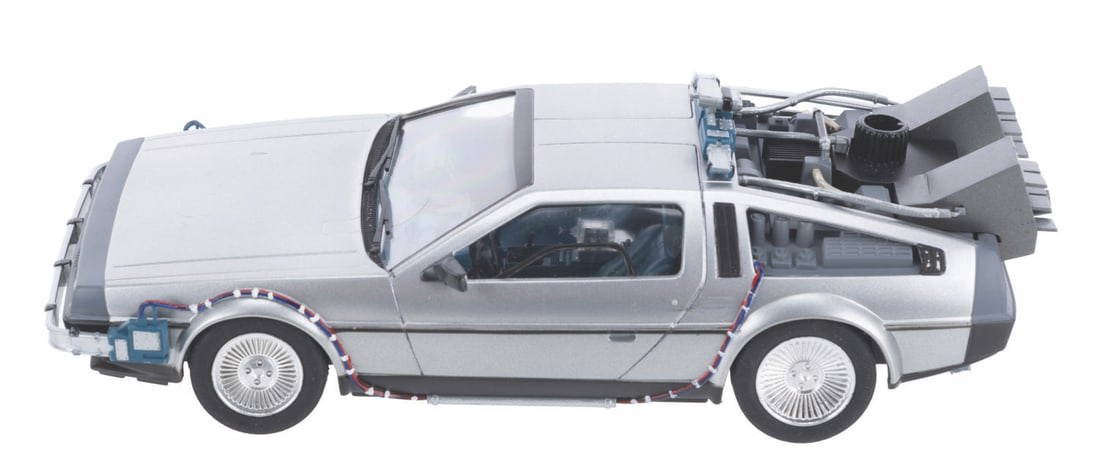 An Aoshima “back To The Future Part Ii" Delorean Model Kit Prototype ...