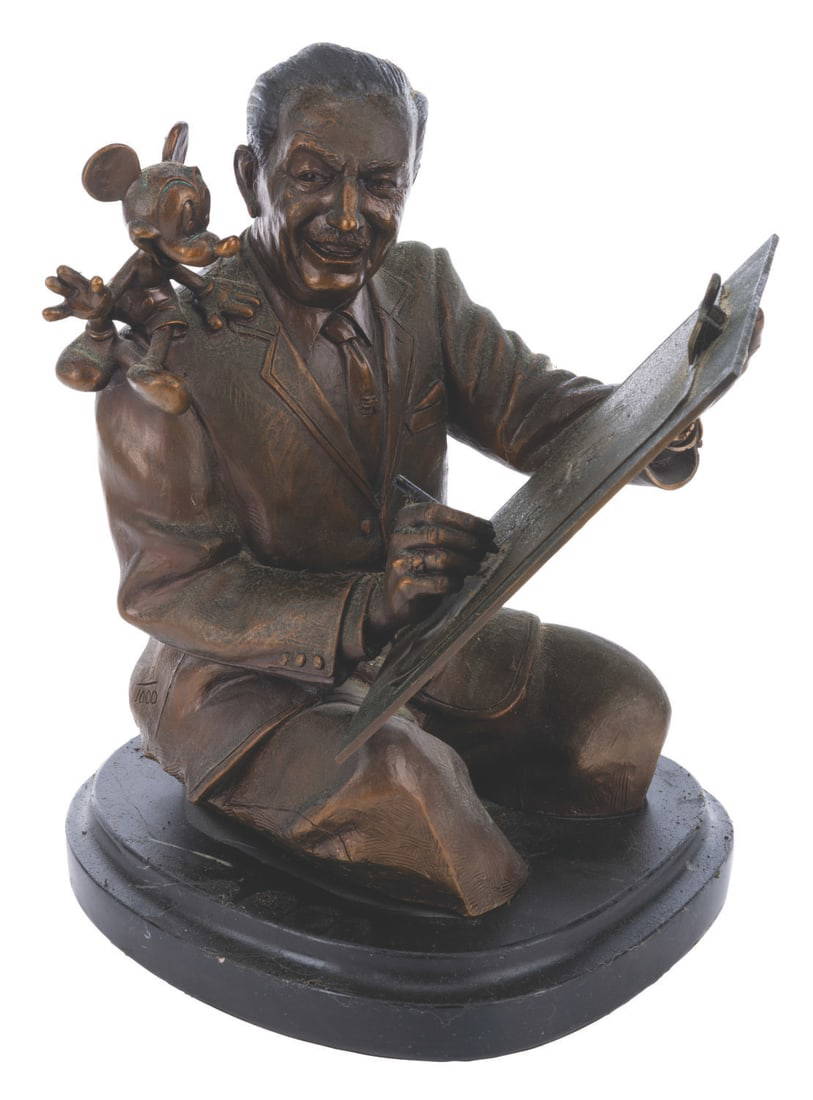 A Walt Disney Bronze Sculpture By Bill Toma. Auction