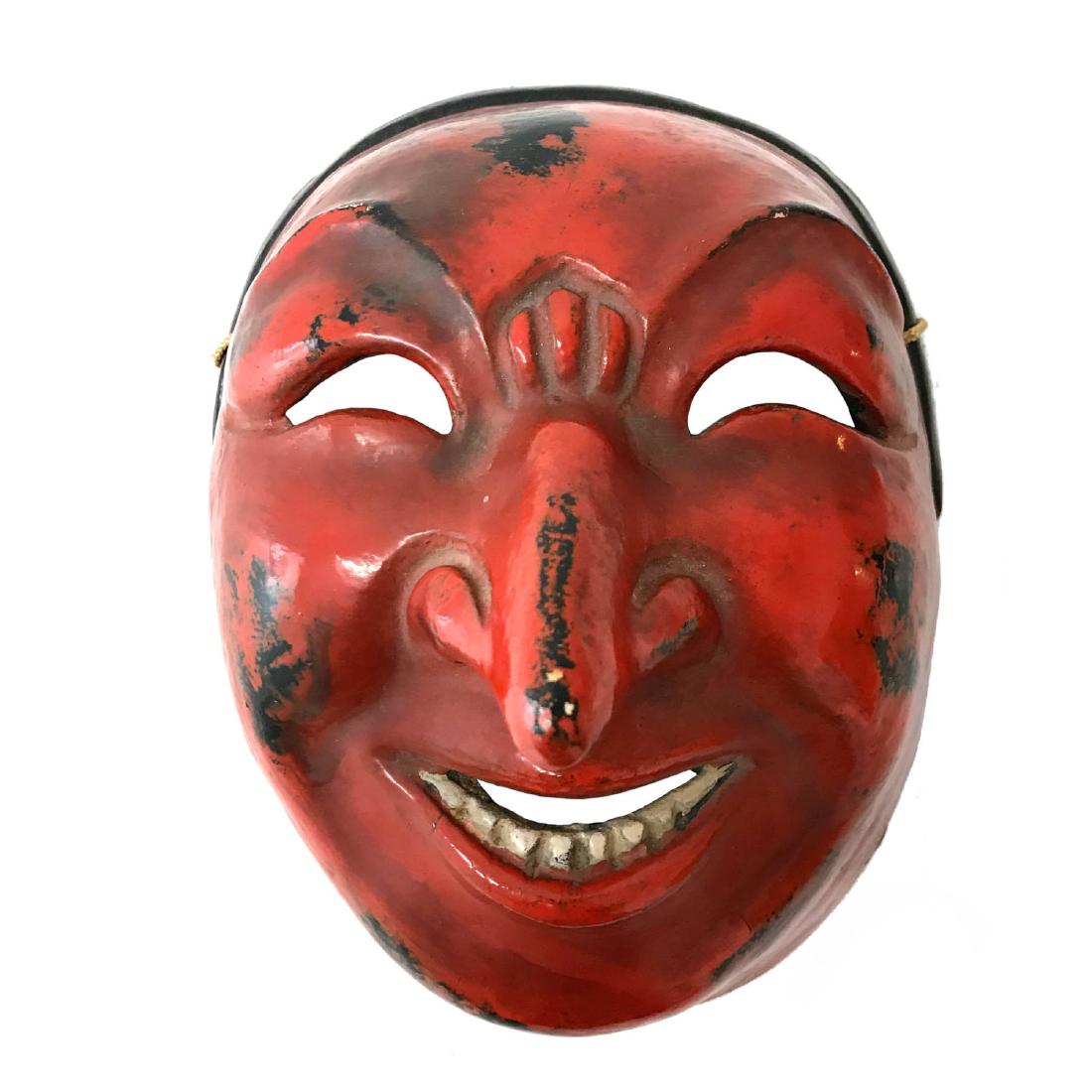 Antique Japanese Bugaku Mask Chikyu-men - Feb 16, 2019 | Housatonic ...