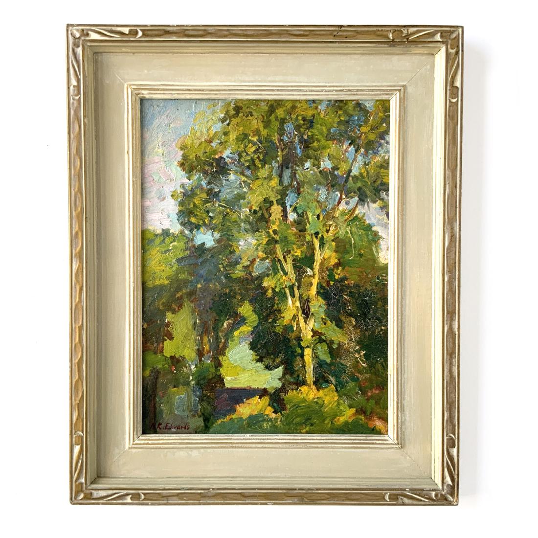 Original Framed Painting Signed M K Edwards