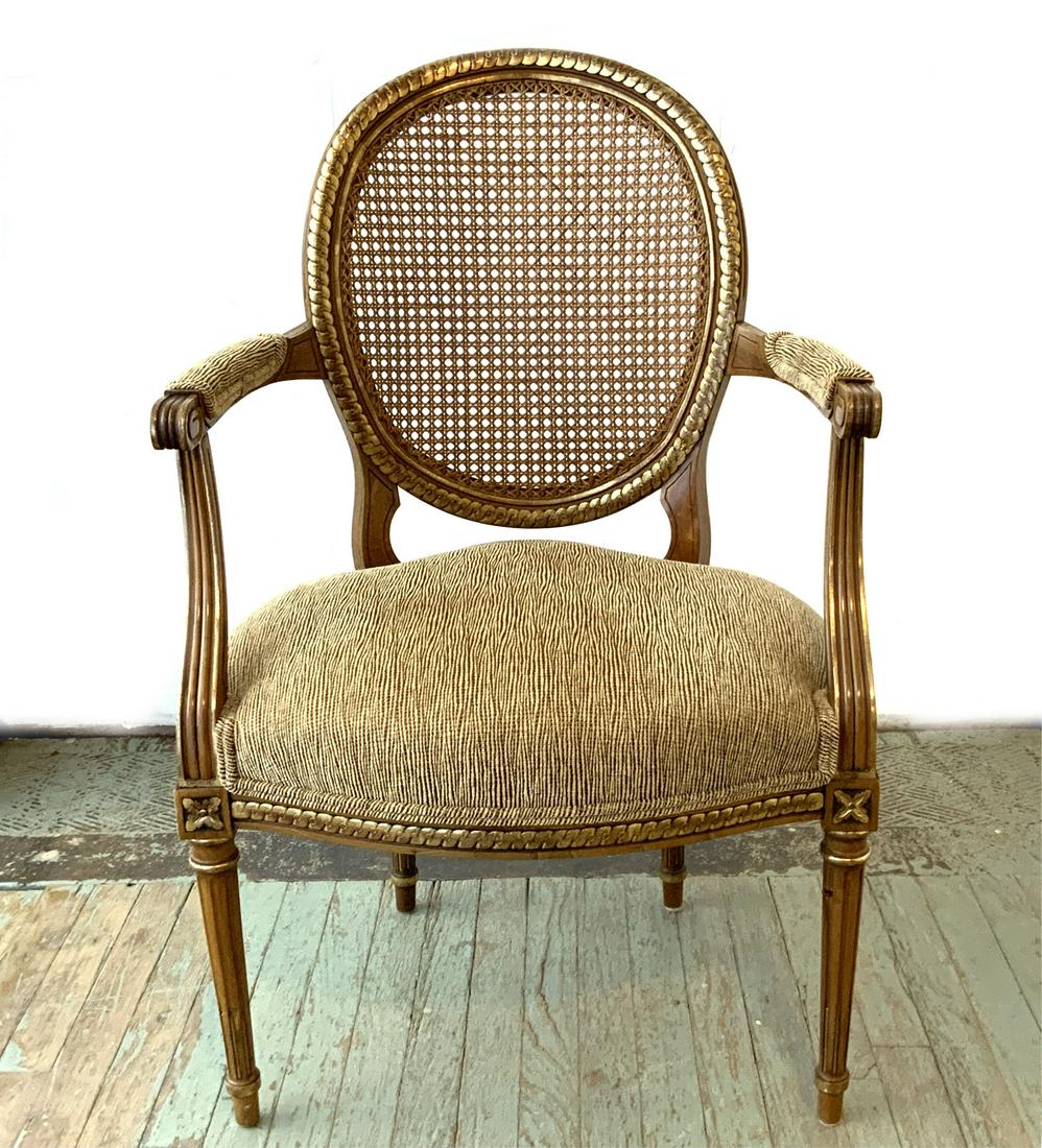 Vintage Hendredon French Regency Style Chair