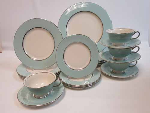 Castleton Turquoise China Service for 4 - Oct 08, 2017 | Corbett's ...