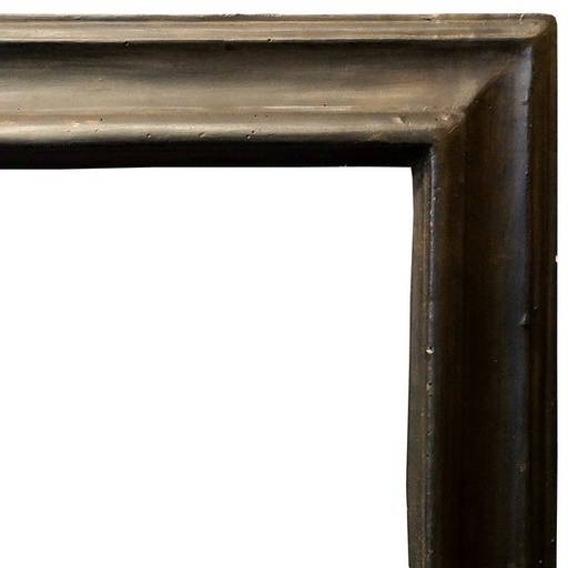 An Italian Black Painted Bolection Frame, 17th Century,