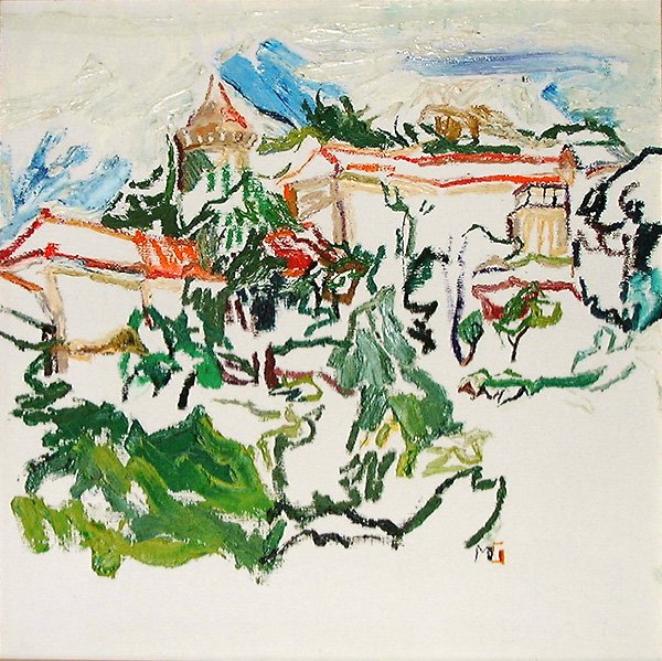 757: Maria GREINER, painting, signed