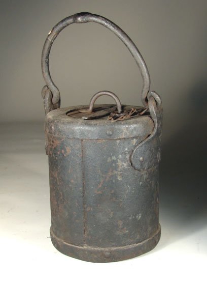 937: Extremely Rare Civil War Cannon Sponge Bucket