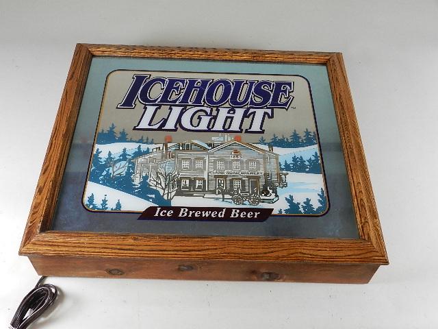 Lighted Ice House Beer Sign - Apr 25, 2020 | Valley Auctions in VA