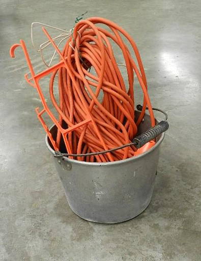 Galvanized Bucket & Drop Cord