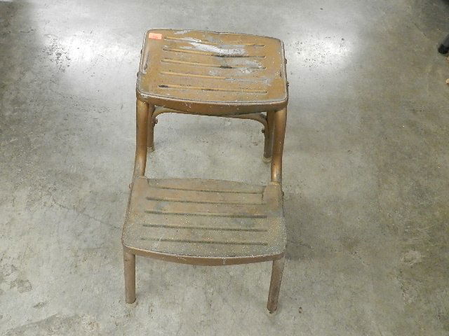 Vintage Metal Step Stool
