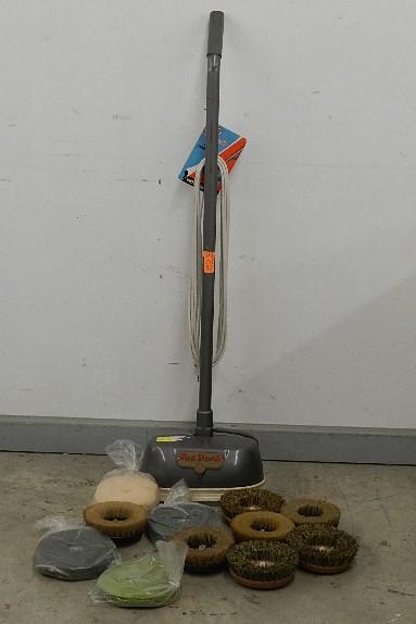 Vintage Red Devil Floor Scrubber