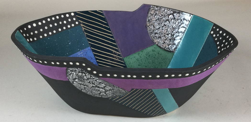 Raku Art Pottery Bowl