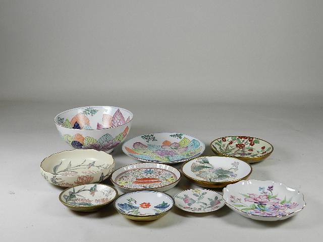 Group Of Asian Style Bowls & Plates