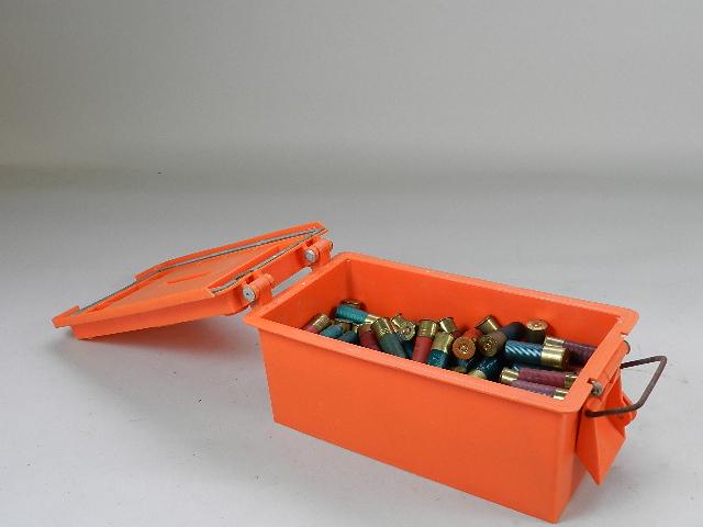 Plastic Container Of Assorted Shotgun Shells
