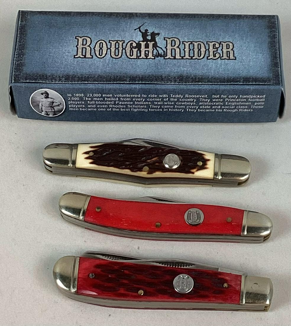 Three Rough Rider Pocket Knives - Aug 13, 2022 | Valley Auctions in VA