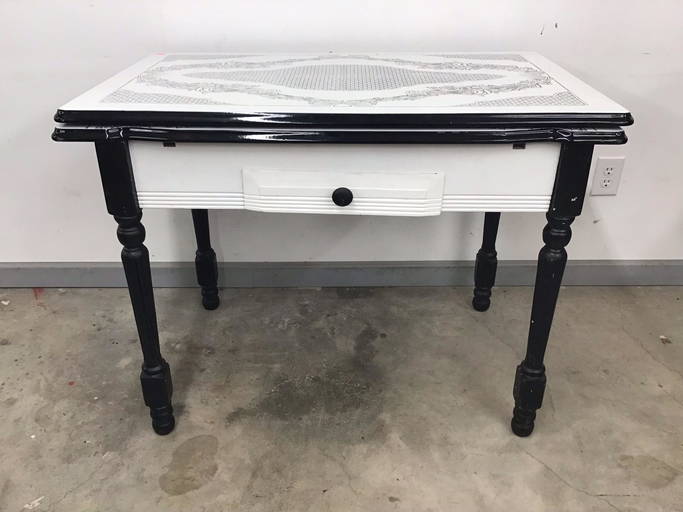 Enamel Kitchen Table