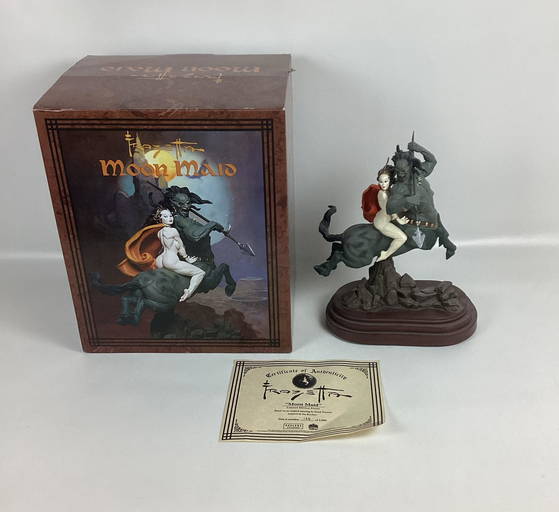 Dark Horse Frazetta Moon Maid Statue (#0214) on Dec 10, 2022 | Valley ...