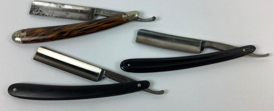 Lot Of 3 Straight Razors Including Henckels Twin Works