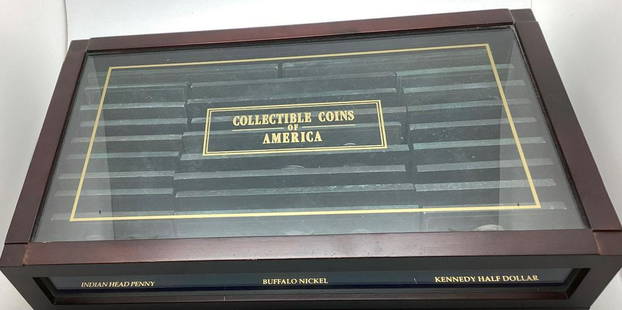 150 Years Of America's Most Famous Coins Display Case