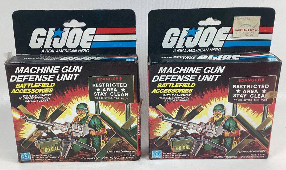 Lot Of 2 1983 Machine Gun Defense Unit Sets Auction