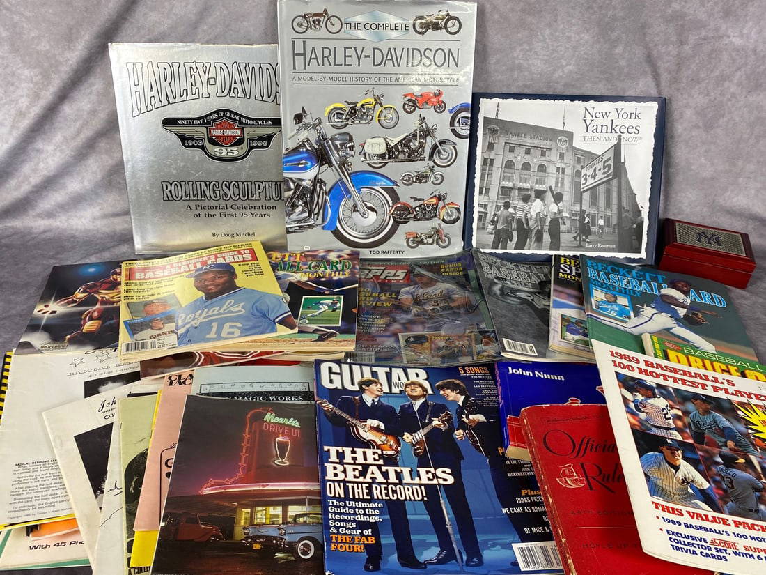 Man Cave Book & Ephemera Lot Auction