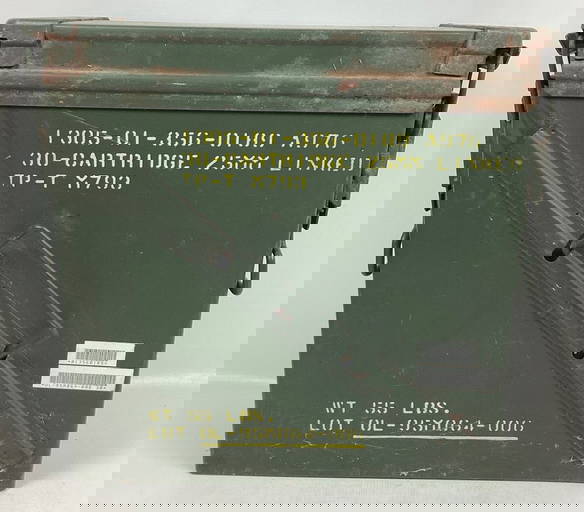 Large Military Ammo Can For 25mm Shells