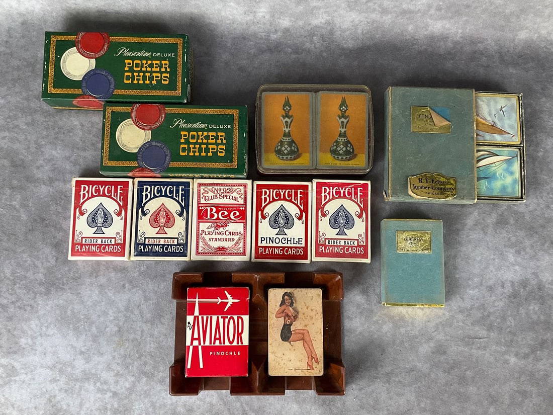 Burlesque Playing Cards Auction