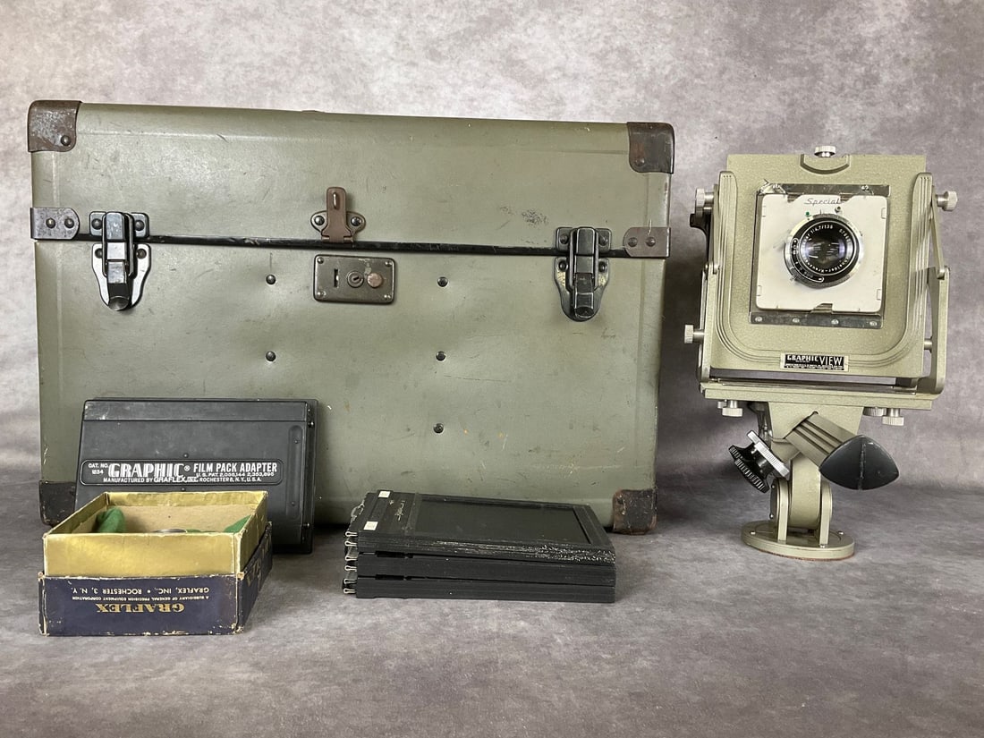 Graflex Graphic View 4 X 5 View Speed Graphic Camera Auction