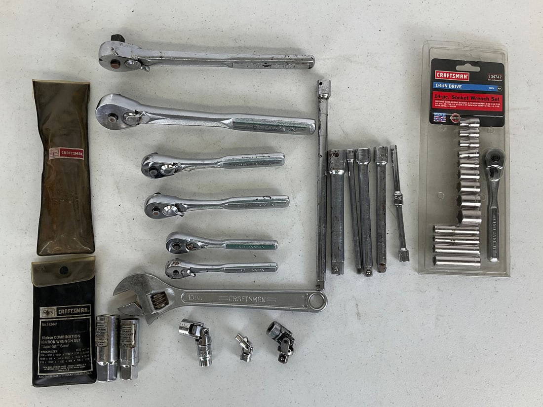 Craftsman Ratchets, Sockets & Wrenches Auction