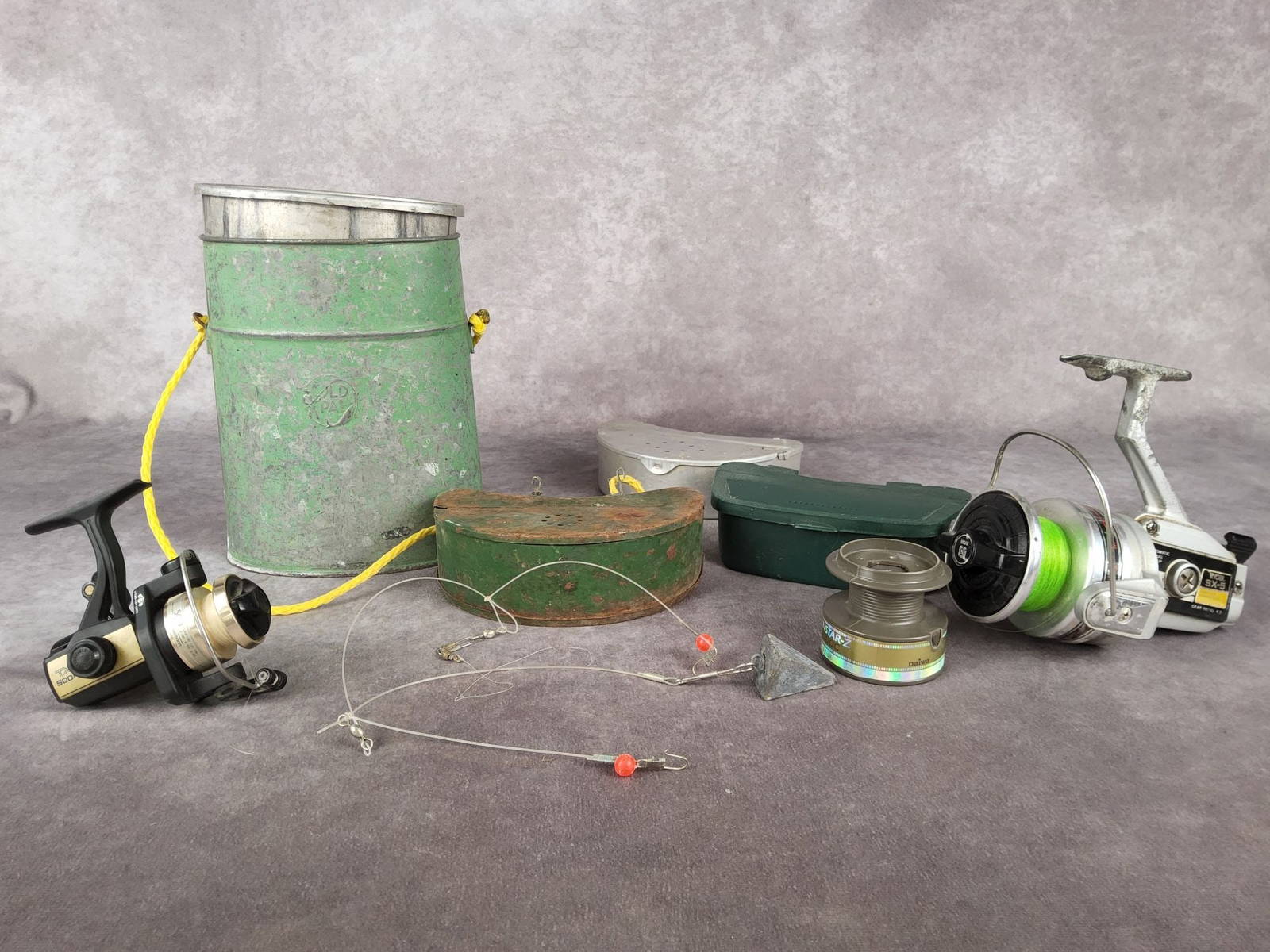 Minnow Bucket & Reels Auction