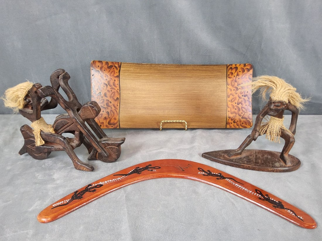 Australian And Harley Davidson Tiki Items Auction