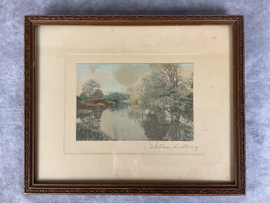 Wallace Nutting Signed Print Auction