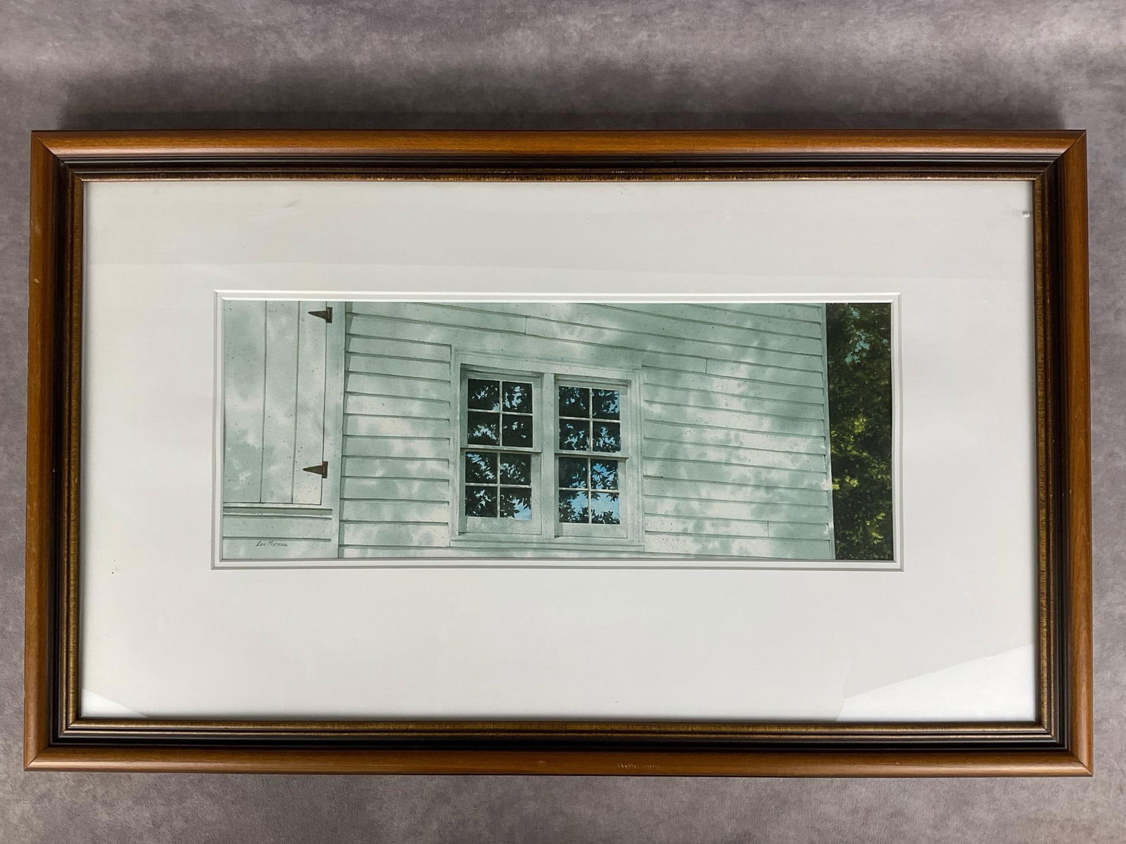 Lou Messa Watercolor Auction