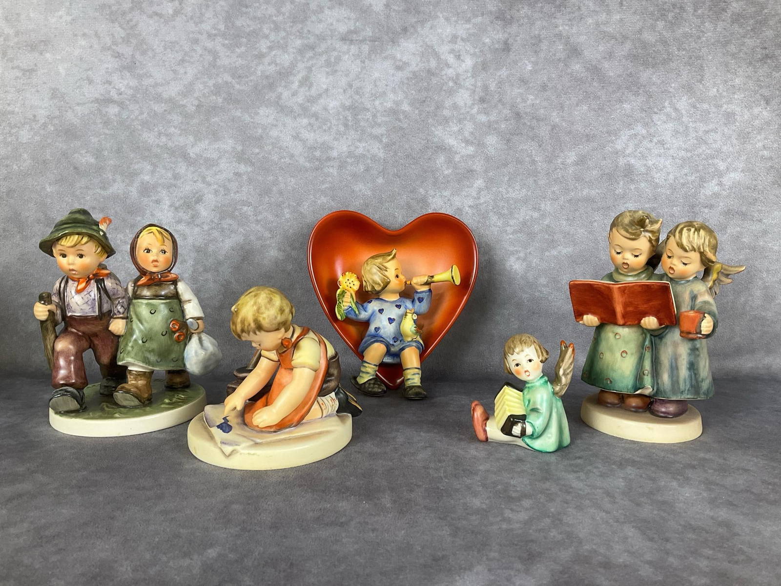 Five Tmk 6 Boxed Hummels Auction