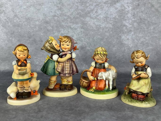 Four Tmk 4 Girl Hummels