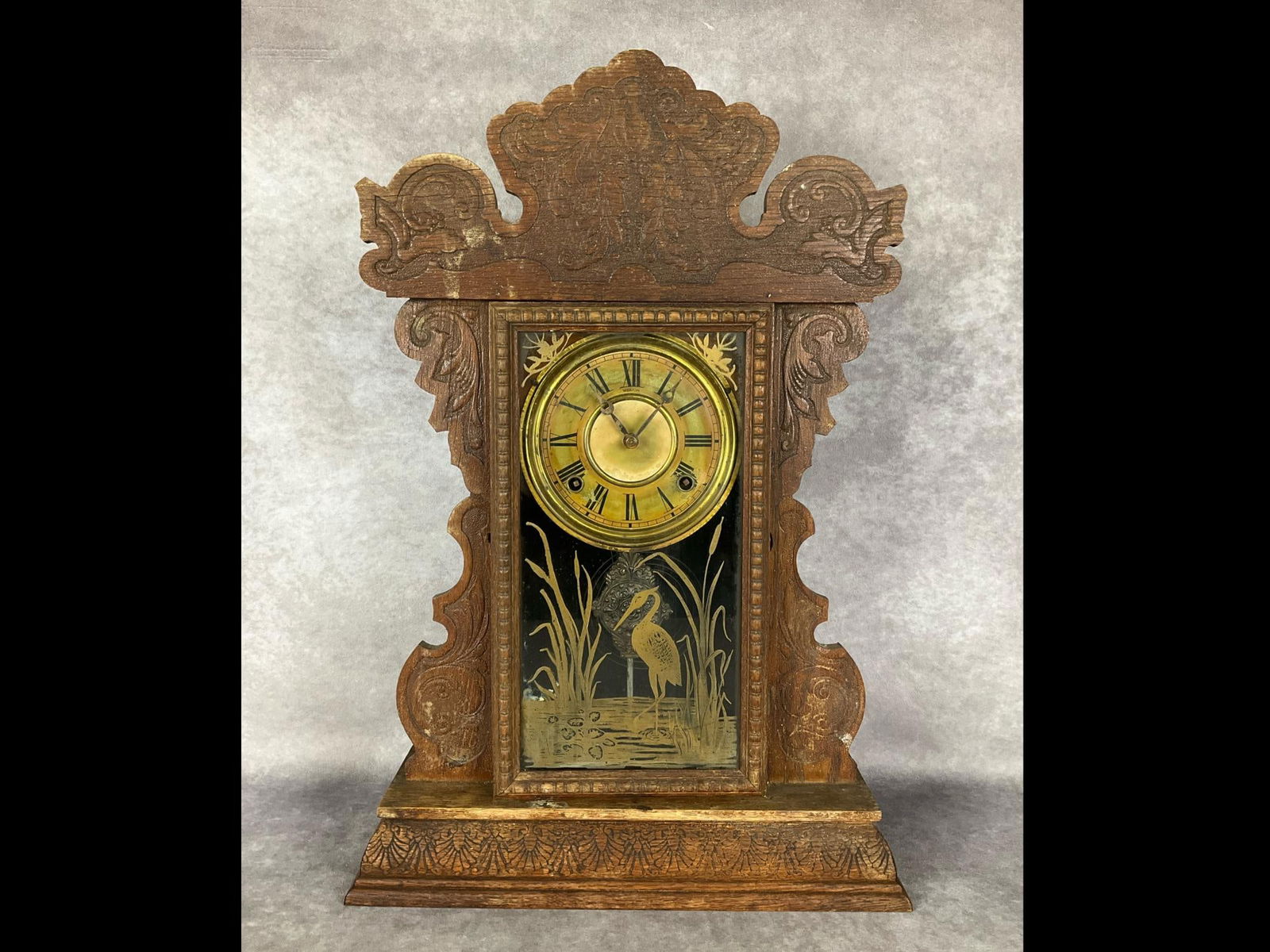Welch Gingerbread Clock Auction