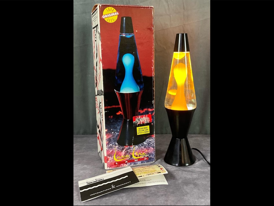 Yellow Lava Lite Lamp Auction