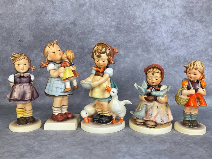 Five Tmk 5 Girl Hummels